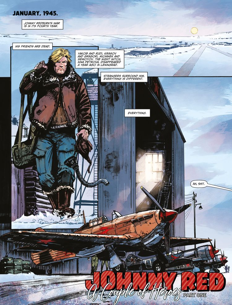 Treasury British Comics Shop : Johnny Red: A Couple of Heroes