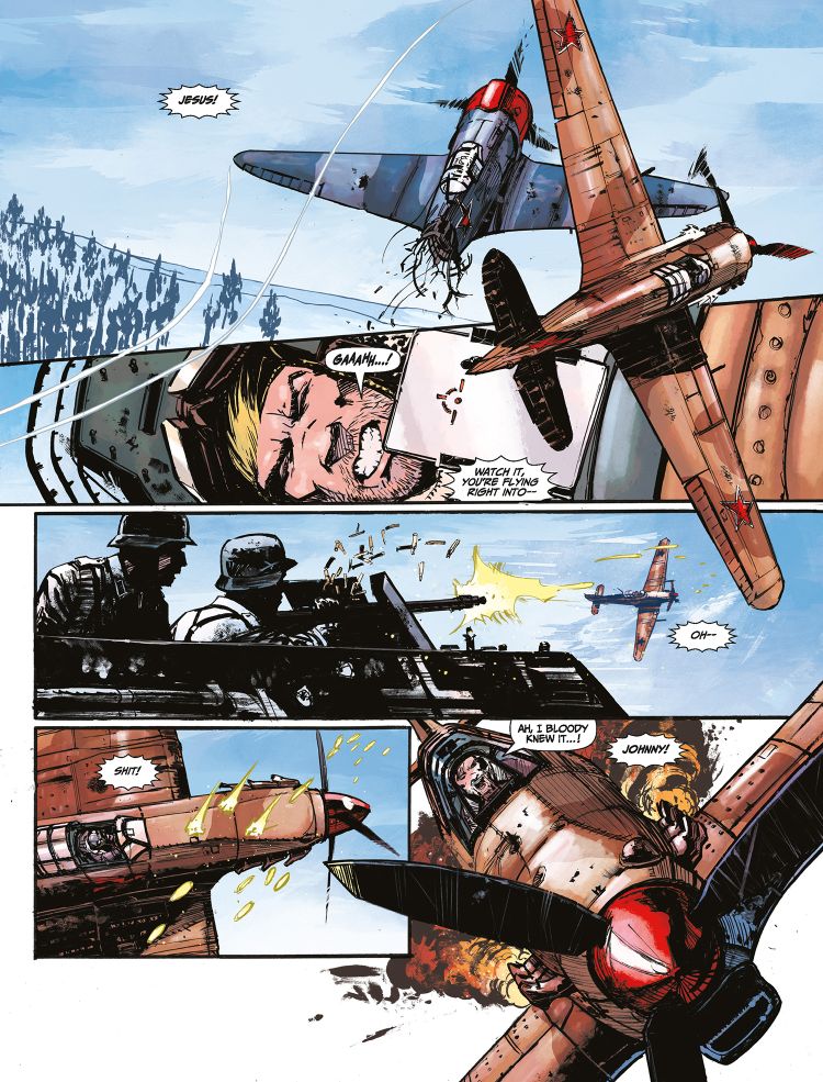 Treasury British Comics Shop : Johnny Red: A Couple of Heroes