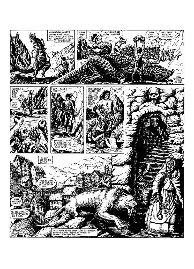 2000 AD Shop : Sláine - The Definitive Edition, volume 1 Webshop Exc cover