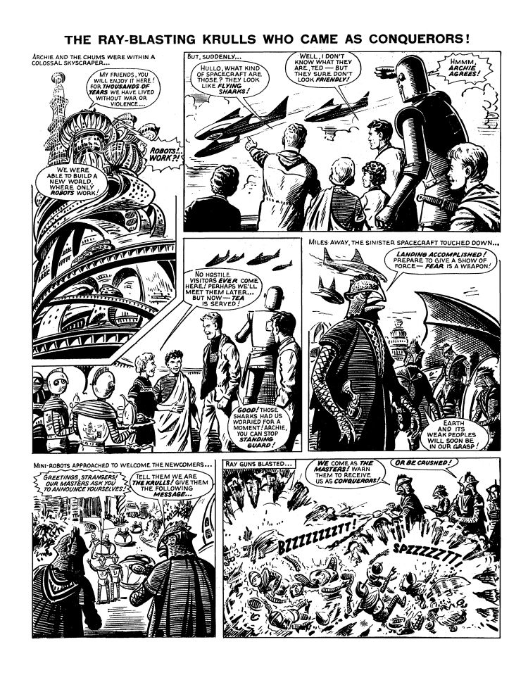 Treasury British Comics Shop : Robot Archie and the World of the Future