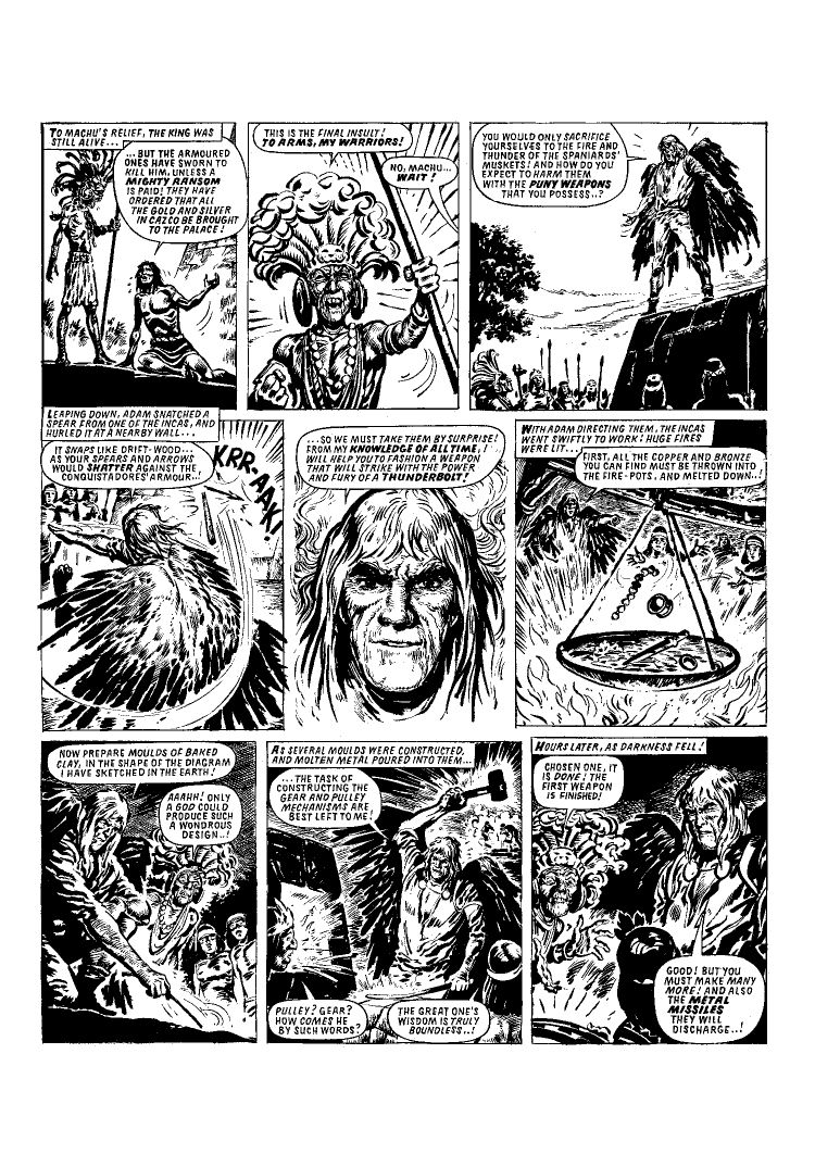 Treasury British Comics Shop : Adam Eterno: Grunn the Grim
