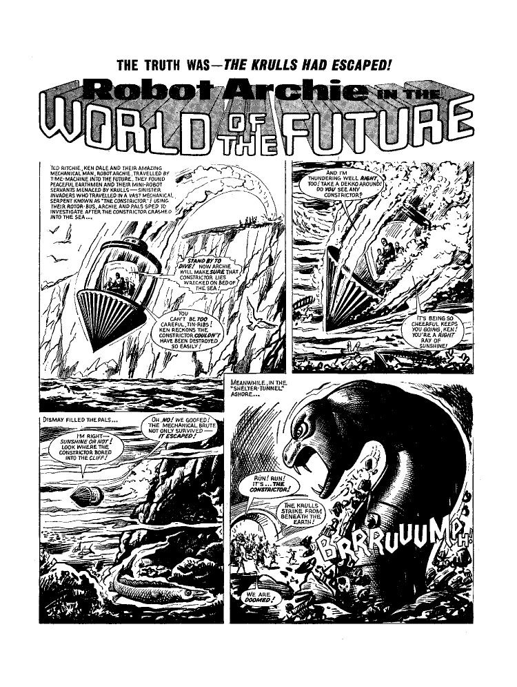 Treasury British Comics Shop : Robot Archie and the World of the Future Webshop Exclusive Hardback