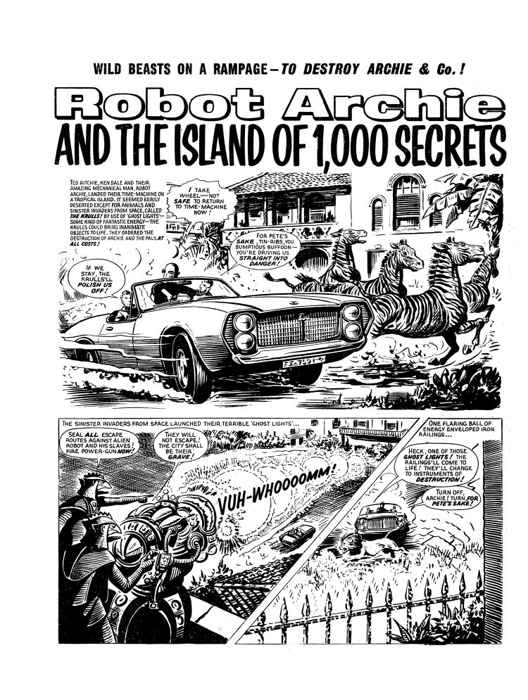 Treasury British Comics Shop : Robot Archie and the World of the Future ...