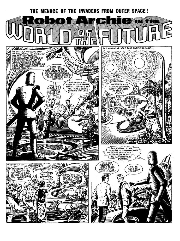 Treasury British Comics Shop : Robot Archie and the World of the Future ...